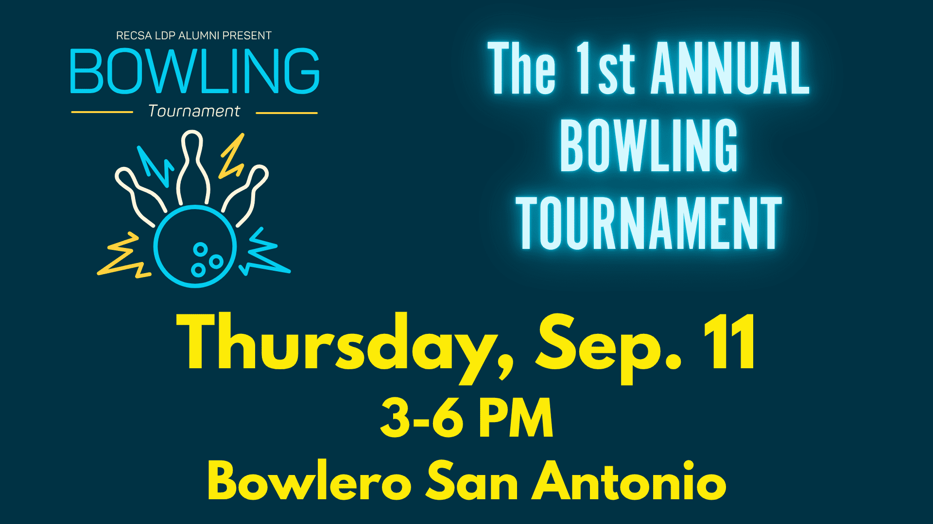 1st Annual Bowling Tournament - Real Estate Council of San Antonio